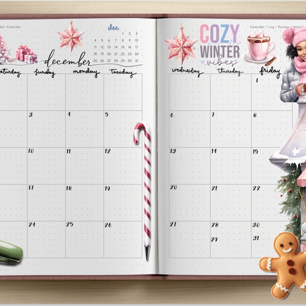 Realistic Digital Bullet Journal, Undated Digital Journal, Goodnotes ...
