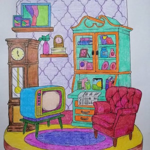 Pocket World: Miniature Worlds Coloring Book by Coco Wyo - Etsy