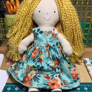Tilly, Rag Doll Pattern, Rag Doll Pdf Pattern, Doll Clothes Pattern ...
