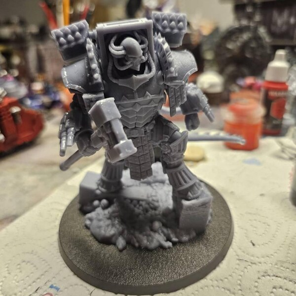 Custom Miniature Bloody Hell Demon King 3d Printed, Official Game Scale ...