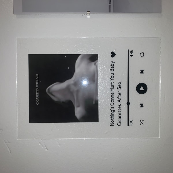 Personalised Spotify Song Frame - Etsy