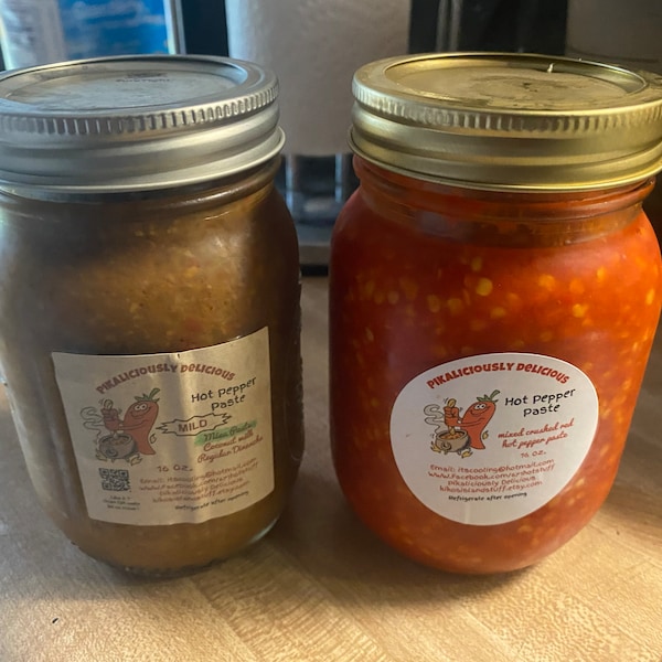 Guam Regular Pepper 16oz. Dinanche (hot Pepper Paste) - Etsy