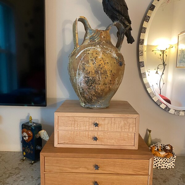Handcrafted Cypress and Mahogany Wood Drawer - Single Drawer Box - Wood ...