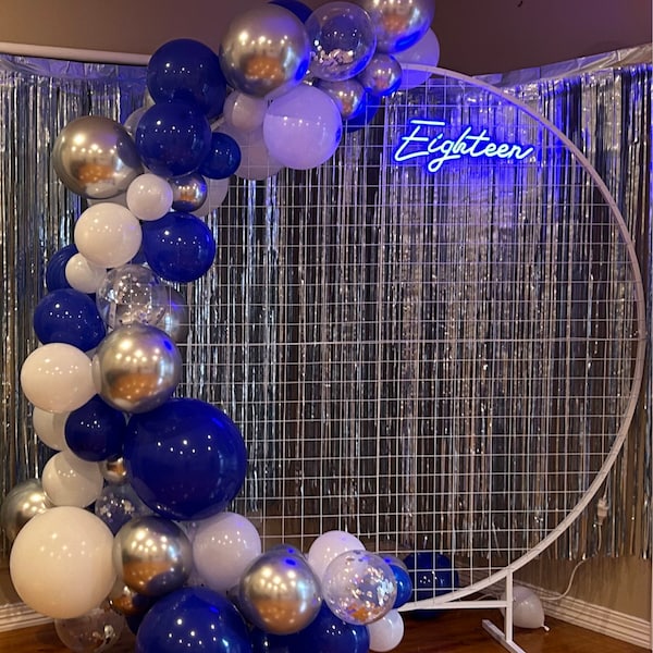 Custom Neon Sign |18 Eighteen | Neon Flex Sign | Night Lights ...