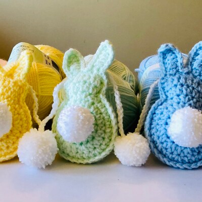 Crochet Pattern Crochet Easter Bunny Toy Easy Crochet Bunny Garland - Etsy