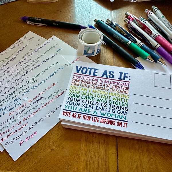 Voter Postcards Dont Just Vent Vote Patriotic United States Voting ...