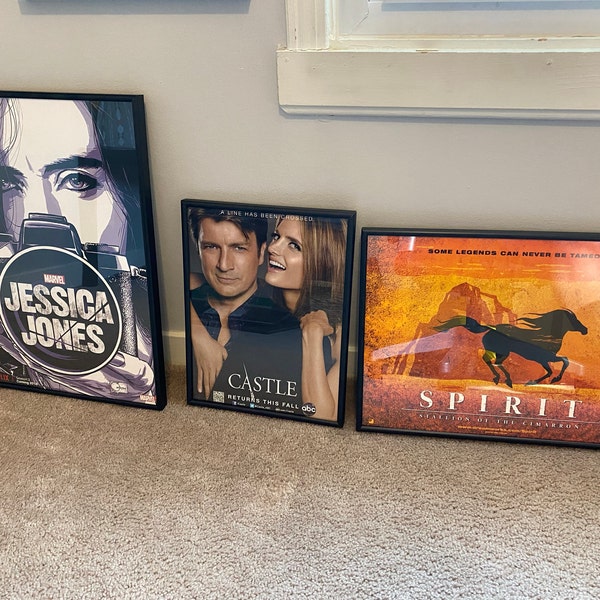 Polished Black Metal Picture Frame Thin Minimalist Scandinavian Modern ...