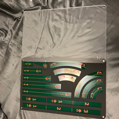 Full Set of Acrylic 2.0 Templates and Range Rulers for Use With X-wing ...