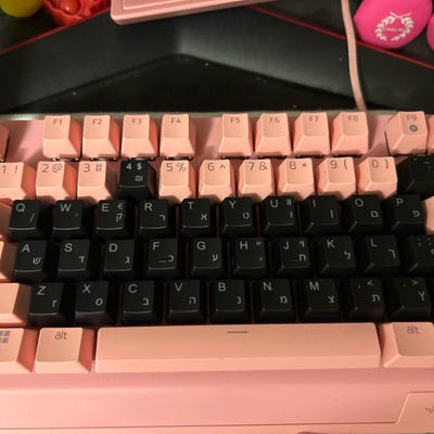 Daedric Font Backlit Keycap Set top Print Only or Top and Front Side ...