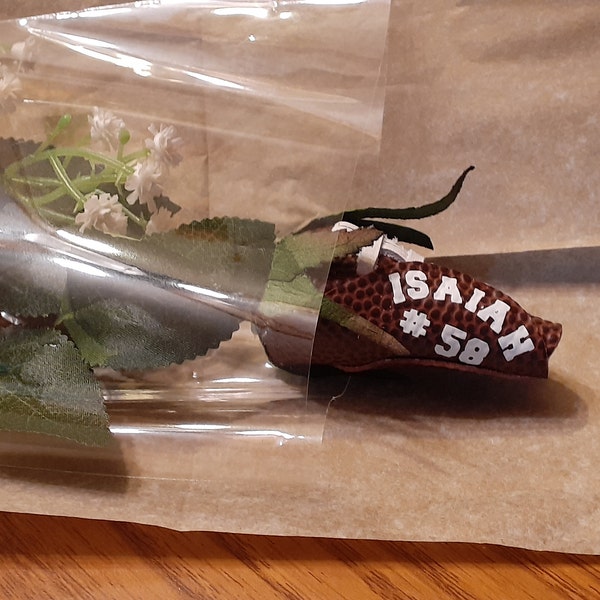 Personalized Football Rose - Etsy