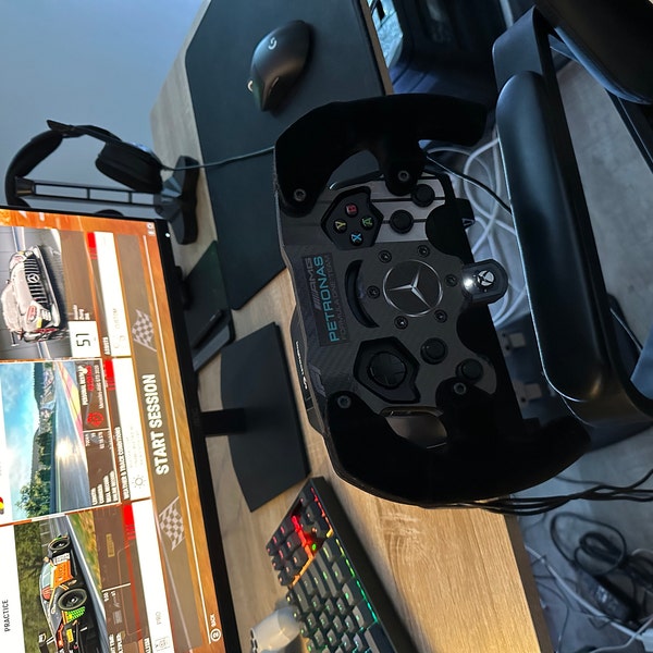 Logitech G29/G920/G923 Racing F1 Wheel Mod Fabric Grip and Carbon - Etsy