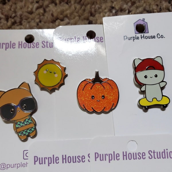 Cute Button Pin Pack - Etsy