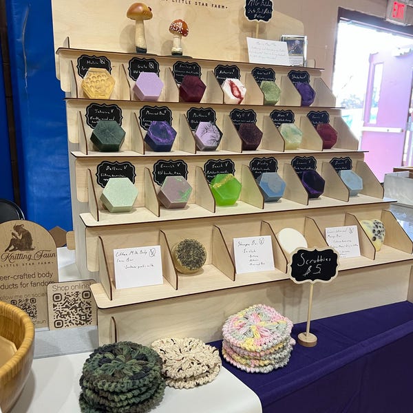 Sticker Display Stand, Sticker Storage, Craft Show Display Shelf ...