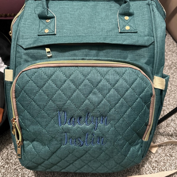 Diaper Bag, Nappy, Baby Bag, Backpack, Personalized, Name, Monogram ...