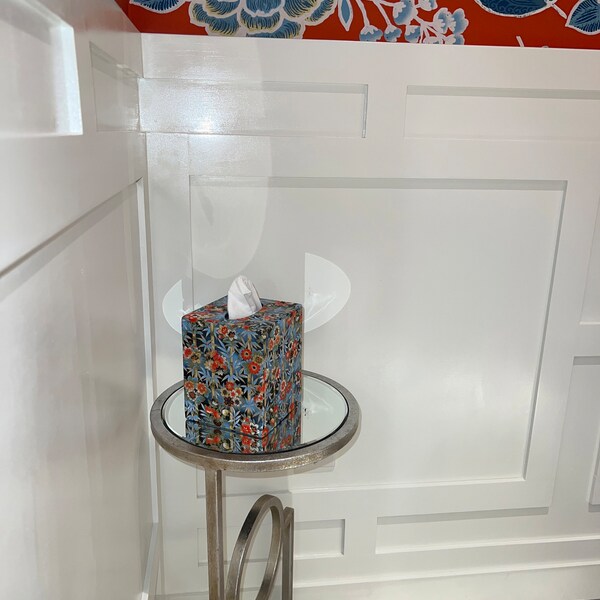 Handmade Tissue Box Cover With Unique Paper. Made to Order - Etsy