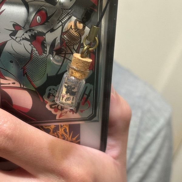 INSCRYPTION Necklace Card in a Bottle Squirrel Black Goat Boulder ...