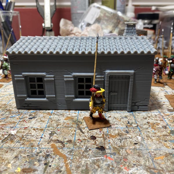 Quonset Hut | Detailed Terrain for 28mm, 20mm, 15mm or HO Scale ...
