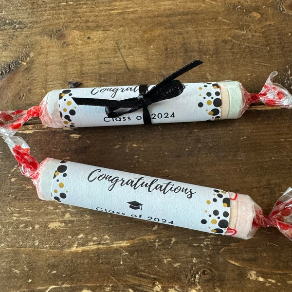 40 Smartie Diplomas Favors,graduation Party Favors,graduation Favors ...