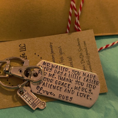 School Bus Driver Gift Bus Driver Key Ring School Bus Driver Key Chain ...