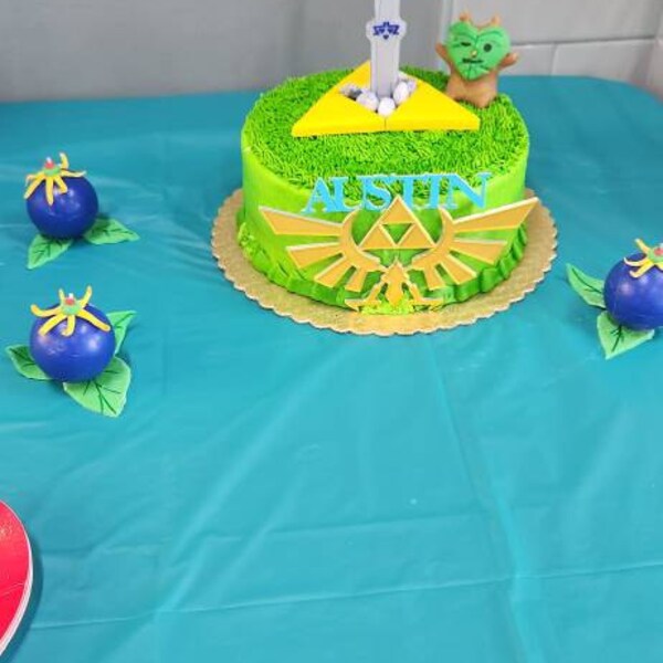 Zelda Master Sword Personalized Cake Topper - Etsy