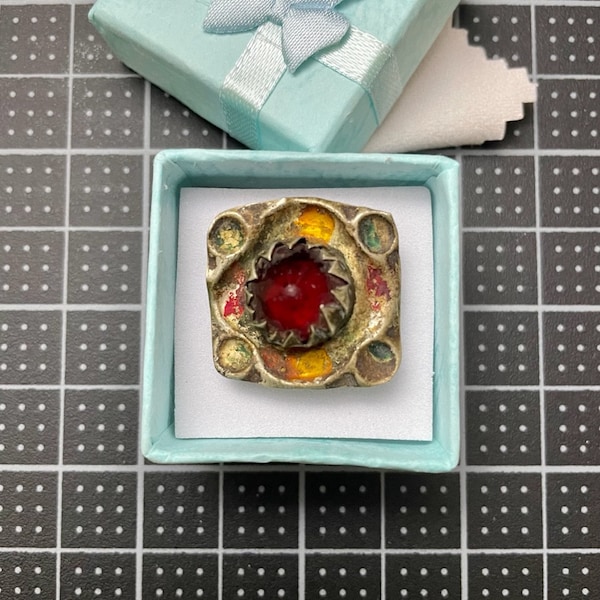 1 Old Ethiopian Leather Healing Scroll Protection Amulet Large Size ...