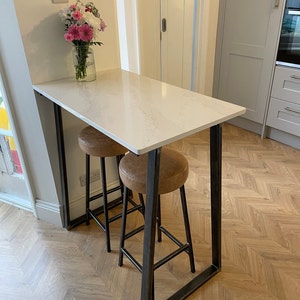 Pair of Metal Bench Legs With Back Support Industrial Look - Etsy