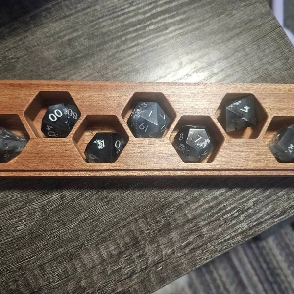 Gravensworn - Smoke Dice, Handmade Resin Sharp Edge Dice Set for Dnd, D ...