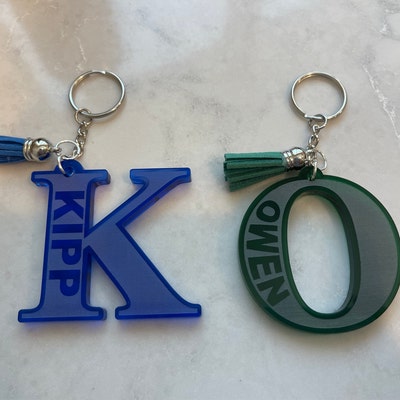 Kids Backpack Tag With Tassel, Personalized Custom Name Tag, Kids ...