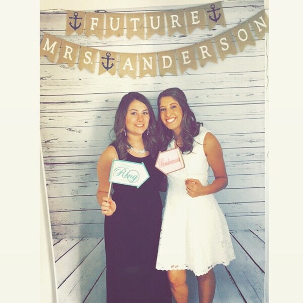 Future Mrs Banner, Custom Banner, Future Mrs Garland, Engagement ...