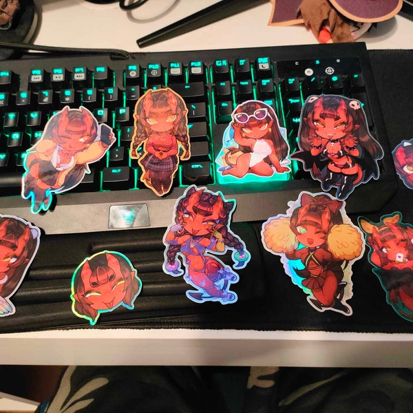 Meru the Succubus 3-4 Inch Stickers - Etsy