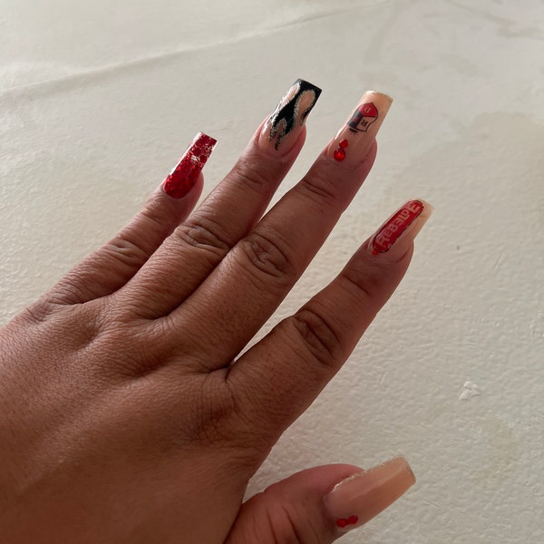 Rebelde Nail Art Decals 2023 Tour Natural Acrylic or Press on Nail ...