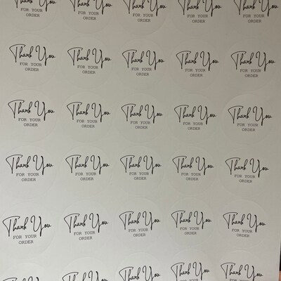 35x Review Stickers, Thank You for Your Order Stickers, Please Leave a ...