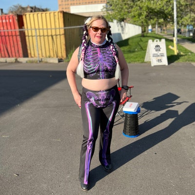 Rainbow Rave Costume for Women Rave Catsuit Cutout Bodysuit - Etsy