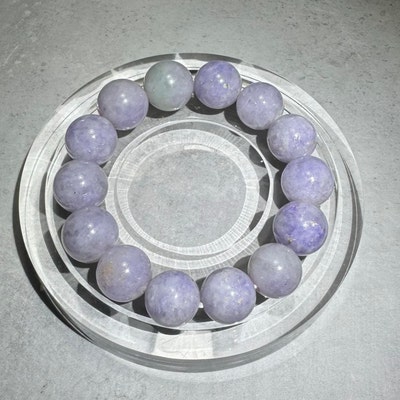 US8.5 Square Jadeite Ring Flat Top Green Ring Natural Type A Jade ...