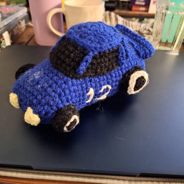Race Car Crochet Pattern, Race Car Amigurumi Pattern, Car Crochet ...