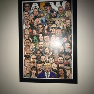 AEW 2019 Roster 11x17 Fine Art Print - Etsy