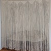 Macrame Curtain Macrame Black Curtain Customizable Macrame Living Room ...