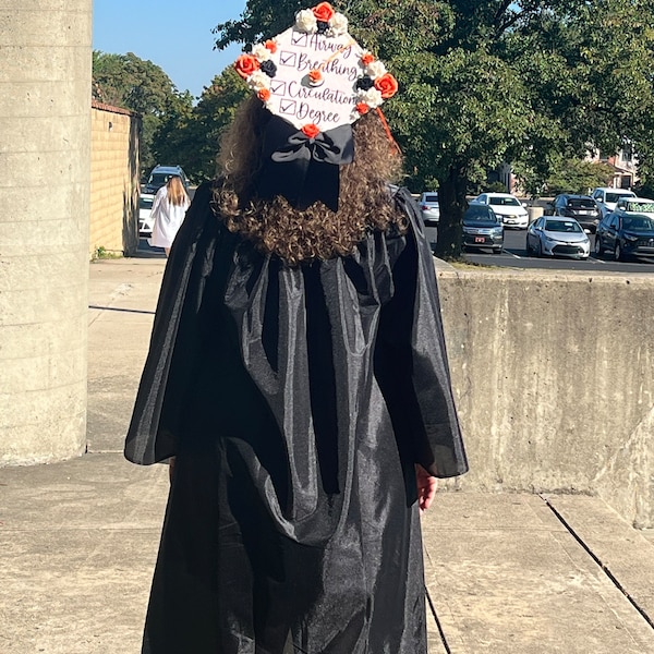 Airway Breathing Circulation ABC Graduation Cap Topper Decoration- With ...