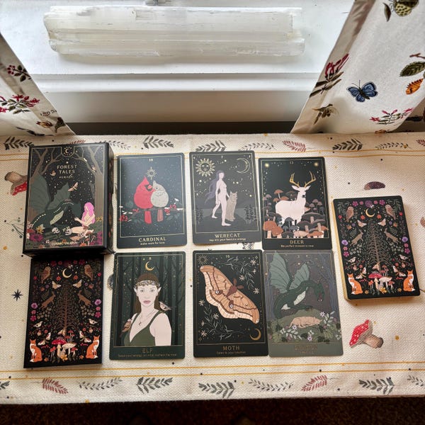 Forest Tales Oracle Deck - Moon Witch Series - Etsy