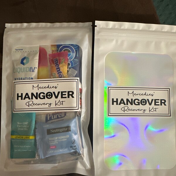 Let's Go Girls Hangover Kit, Last Disco Hangover Kit Bag, Bachelorette ...