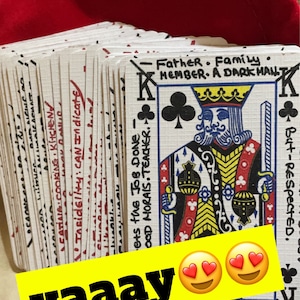 Cartomancy Card Meanings 52 Pages PDF - Etsy