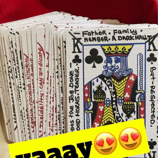 Cartomancy Card Meanings 52 Pages PDF - Etsy