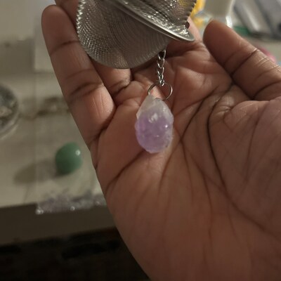 Raw Crystal Tea Infuser Loose Leaf Tea Steeper Cute Tea Strainer Rough ...