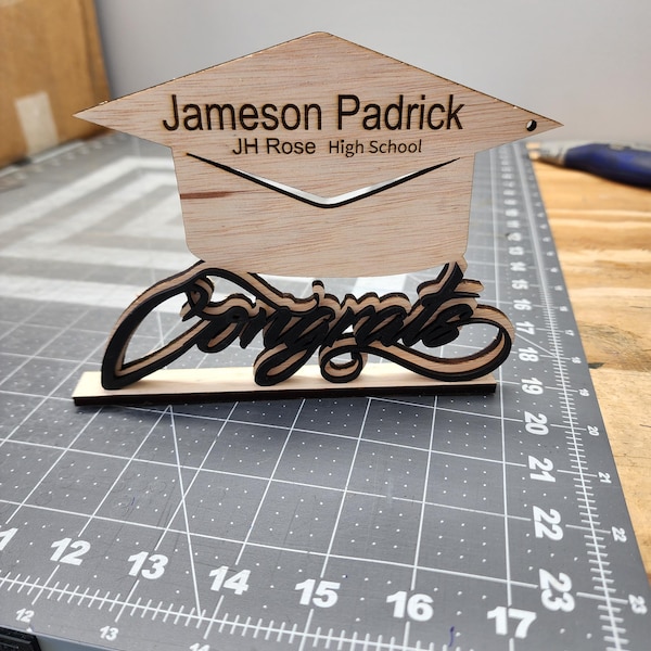 Graduation Laser Cut File Svg Dxf School Glowforge and School Laser ...