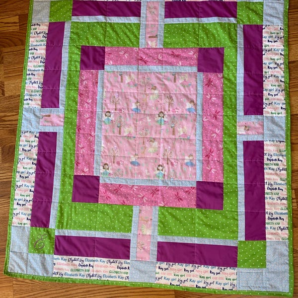 Pdf Baby Quilt Pattern..quick and Easy..jelly Roll, Fat Quarters or ...