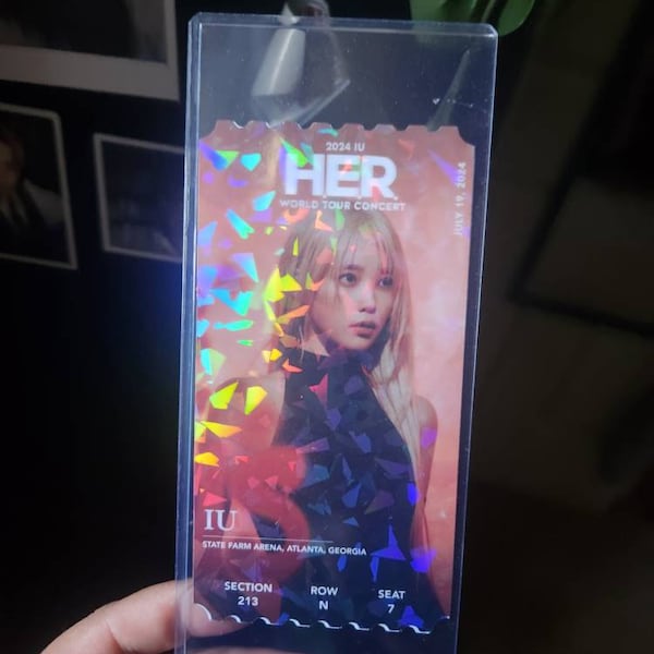 IU World Tour "h.e.r." Custom Physical | Memento | Souvenir | Keepsake ...