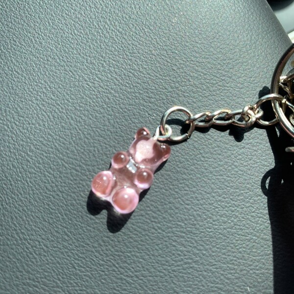 Necklaces - Gummy Bear Curb Chain Necklace Solid Pink - Etsy