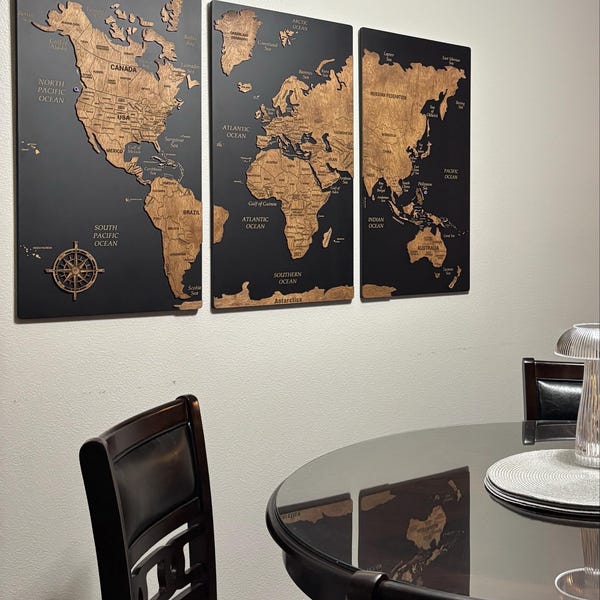 USA Push Pin Map Sympathy Gifts, United States Travel Map Shelf Decor ...