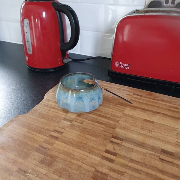 Handmade Ceramic Teabag Holder: Glazed Tea Bag Dish, Spoon Rest, Teabag ...