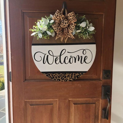 Front Door Decor Simply Blessed Year Round Wreath Front Door Wreath ...